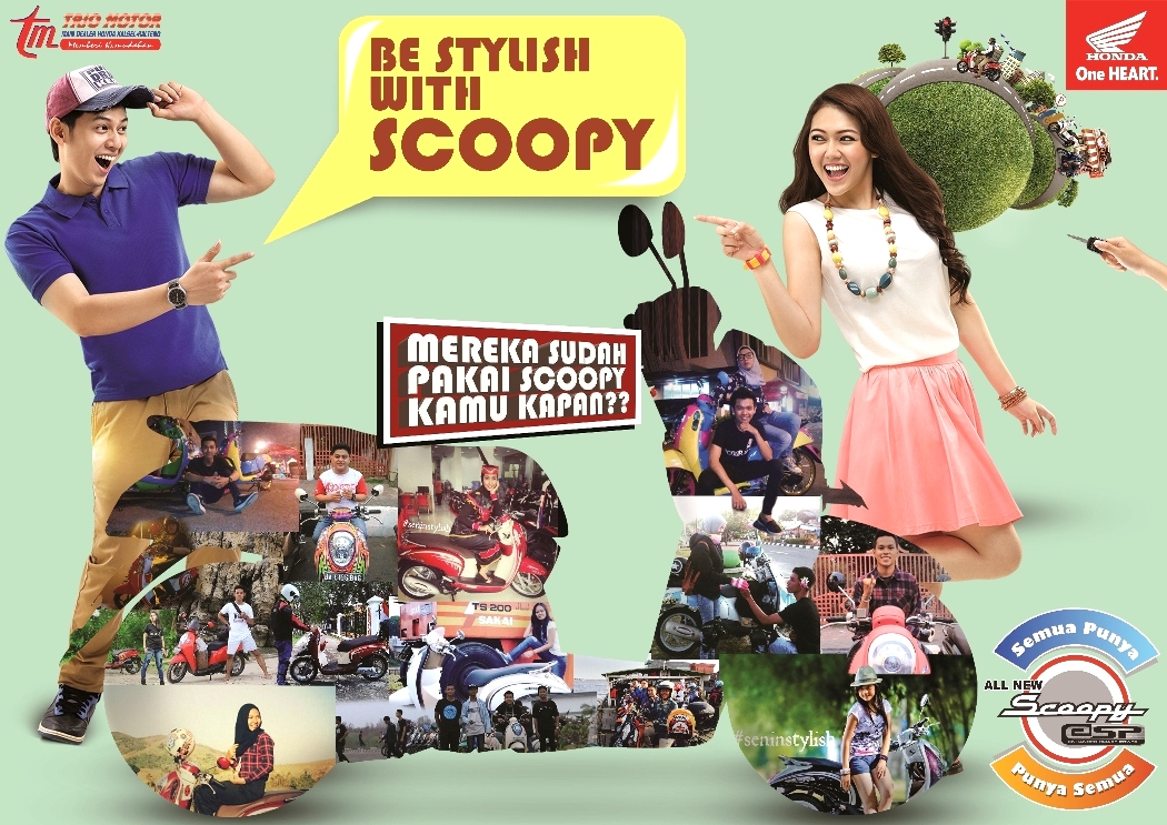 Be Stylish with Scoopy | Trio Motor